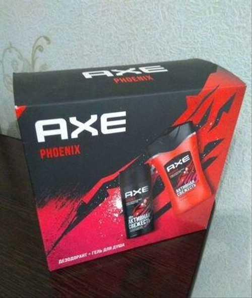 Мужской набор подарочный AXE phoenix 2 в 1