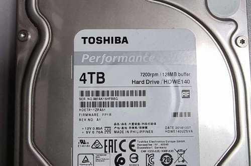 Жесткий диск Toshiba x300 4tb 7200 rpm