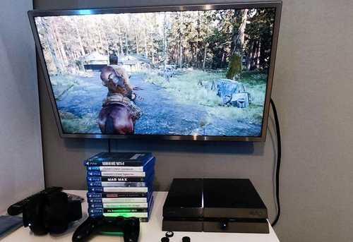 Игровая приставка ps4 с играми