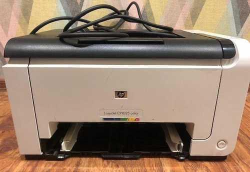 Цветной струйный принтер HP LaserJet CP1025 Color