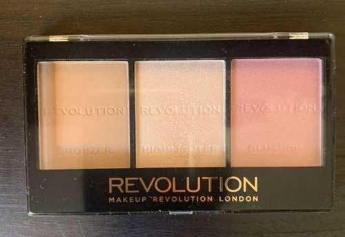 Makeup revolution (румяна, хайлайтер, бронзатор)