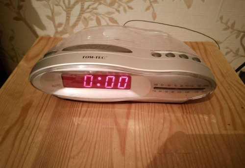 Радиоприемник часы будильник