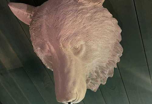 Голова медведя гипс
