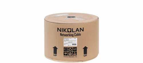 Внешняя витая пара nikolan U/UTP Кат.6, 23 AWG, PE