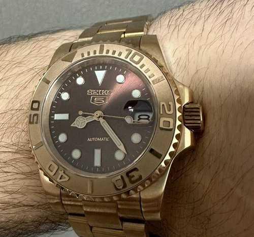 Наручные часы seiko mod хомаж rolex submariner