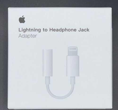 Переходник Apple Lightning - 3.5 jack Aux