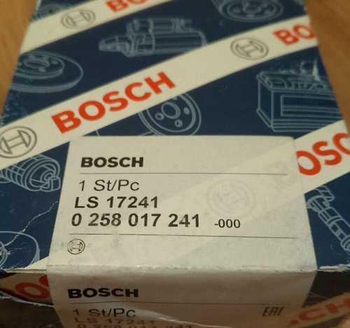 Датчик кислорода (лямбда-зонд) Bosch - 0258017241