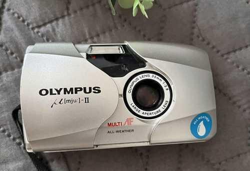 Пленочный фотоаппарат olympus mju ii