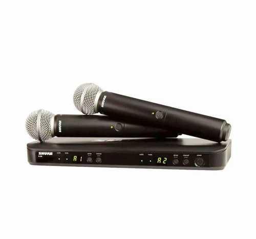 Shure BLX288E/SM58 M17 662-686 MHz, двухканальная