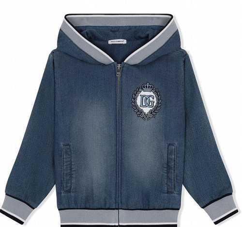 Dolce & Gabbana Kids куртка легкая, джинсовая