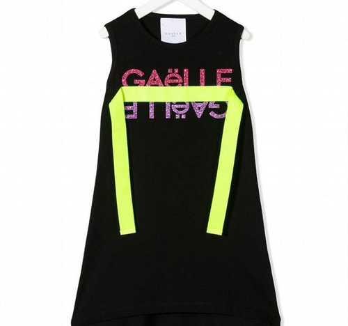 Gaelle Paris Kids платье с логотипом