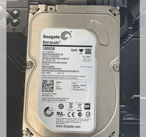 Жесткий диск 1Tb Seagate barracuda 7200