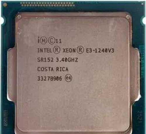 Intel xeon e3 1240 v3