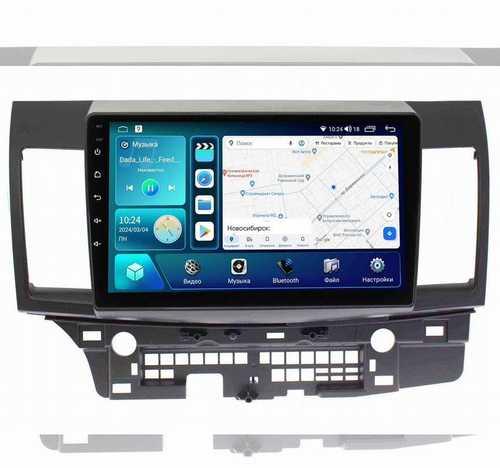 Магнитола Mitsubishi Lancer X 08  Android 4 32 FYT