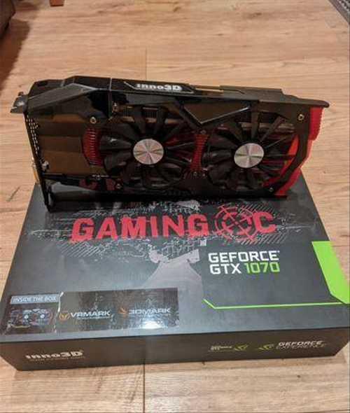 Видеокарта Inno3D GeForce GTX1070 Gaming OC