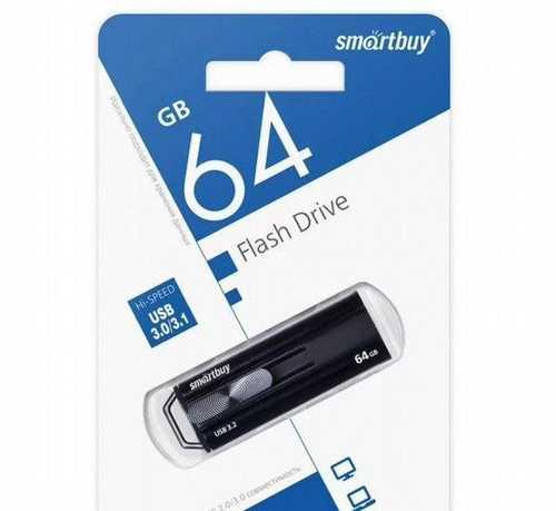 Флешка USB 3.0 64Gb SmartBuy Iron-2 Metal Black