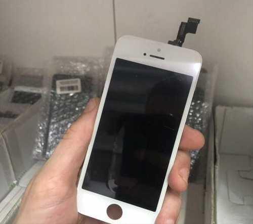 Дисплей iPhone 5S SE White оригинал 100 белый