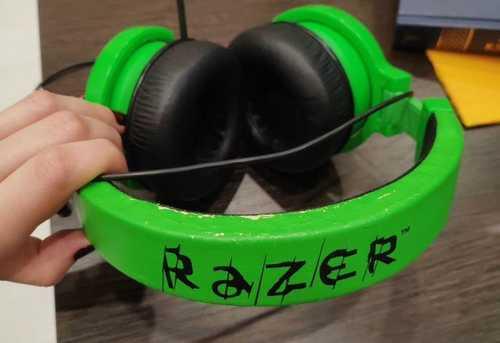 Игровые наушники с микрофоном razer
