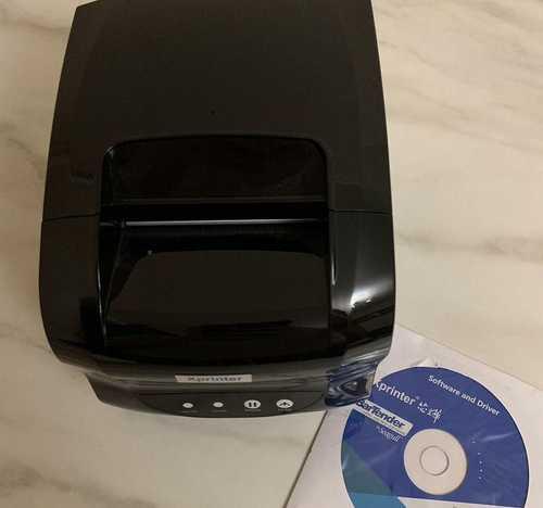 Xprinter XP-365B USB термопринтер + этикетки