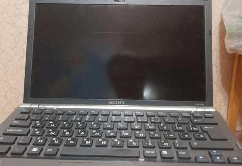 Ноутбук 13.3" Sony VAIO PCG-6W5P, 200 ГБ, Core 2 Duo T9300, RAM 4 ГБ, GeForce 8400M GS 0.25 ГБ