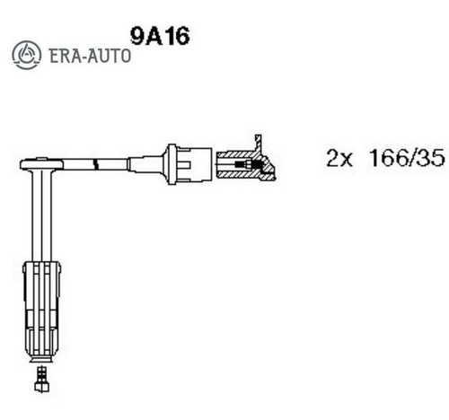 Bremi 9A16 Высоковольт.провода ком/кт