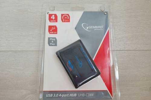 Разветвитель usb 3.0 gembird 4 порта UHB-C344 новы