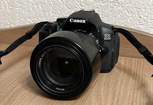 Canon EOS 650D с 18-135mm 3.5 - 5.6 IS STM