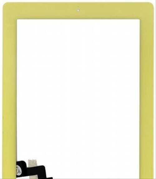 Тачскрин для iPad 2 (A1395, A1396, A1397) желтое