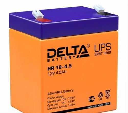Аккумулятор дия ибп Delta HR 12-4,5 (12V 4,5Ач)