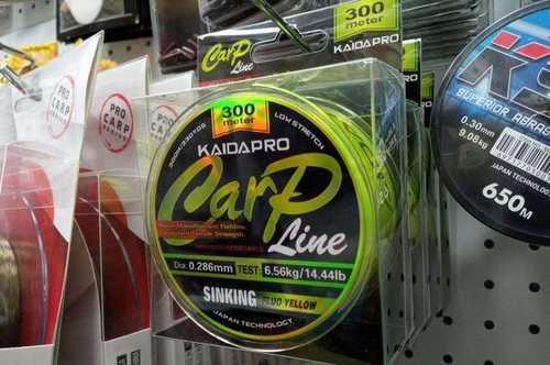 Леска карповая тонущая Kaida Pro Carp Line 300 м