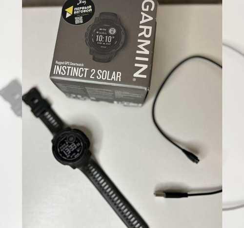 Часы Garmin instinct 2 solar graphite