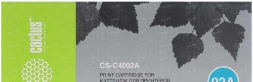 Катридж лазерный Cactus CS-C4092A черный