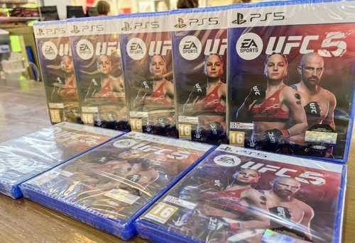 UFC 5 PS5 Новые диски, много