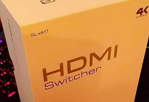 Switcher hdmi 4K 60Hz 3 x 1 + USB