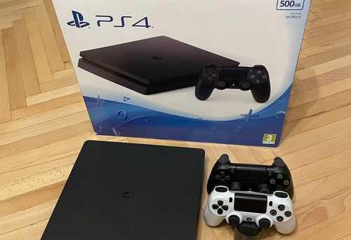 Sony PS4 Slim 500gb, 2 джойстика, зарядка и GTA5