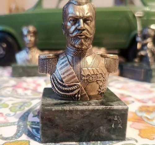 Бюст николая 2 бронза