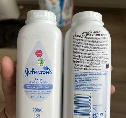 Детская присыпка новая johnsons