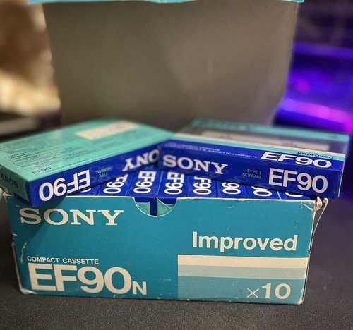 Аудиокассеты новые sony EF90n