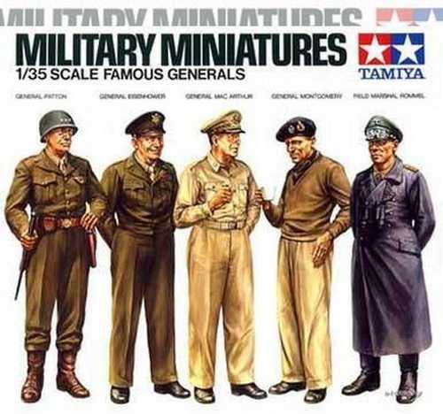 Фигурки Famous Generals Tamiya 35118 1/35 Знаменит