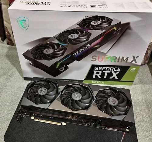 Видеокарта MSI RTX 3070ti Suprim X 8g