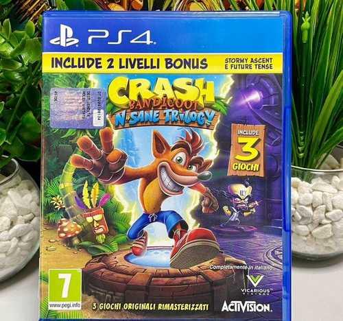 Crash bandicoot n sane trilogy PS4 Б/у