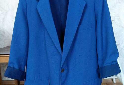 Французский пиджак из натуральной шерсти 46-48р