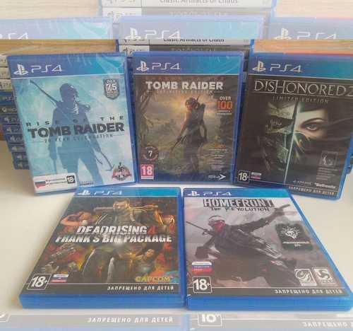 PS4 DeadRising/ HomeFront/ Tomb Raider/ Dishonored