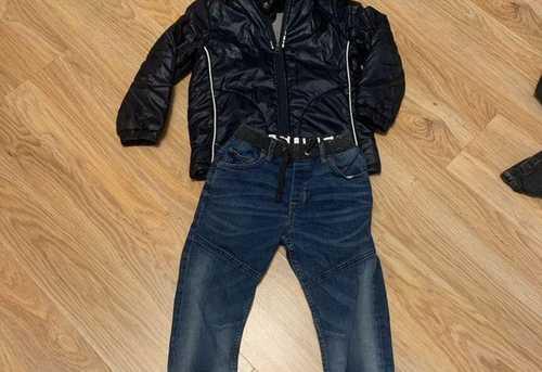 Куртка демисезонная + джинсы 116-122