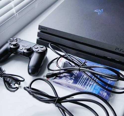 Ps4 playstation 4 PRO 4K UHD 1 тб С играми