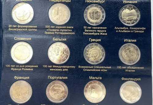 Лист с памятными монетами 2 евро #3