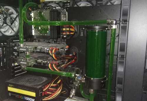 Игровой компьютер Intel i7-8700K, Две GTX1080Ti