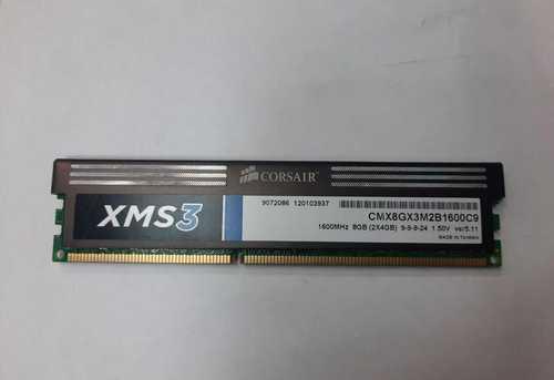 Б/У Оперативная память DDR3 4Gb Corsair XMS3