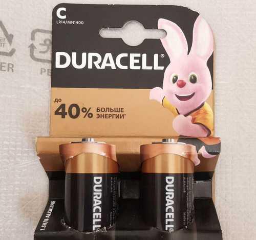 Батарейки Duracell C - LR14