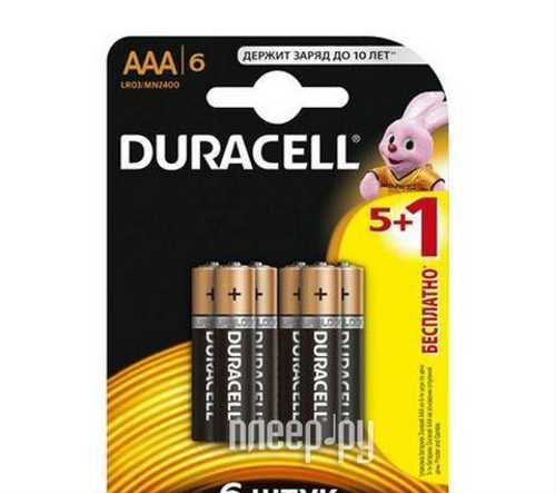 AAA - Duracell LR03 BL6 6 штук